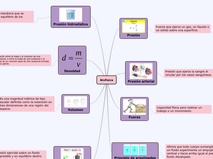 Biofisica - Mind Map